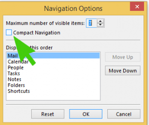 Outlook 2013 Compact View (How to) | 4iT