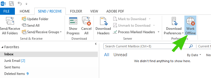 FAQ How To Turn Off Offline Mode In Outlook 2013 4iT