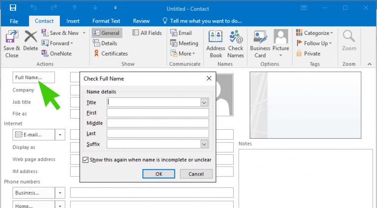 How to Create a Contact in Outlook 2016 | 4iT