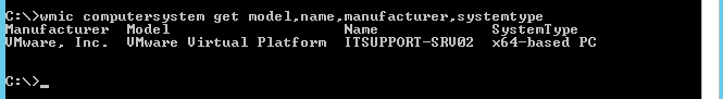 Find Manufacturer, Model, Name And System Type Command