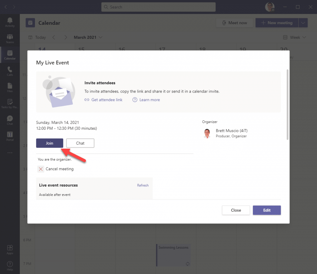 How to Host a Live Event in Teams - From Creation to Going Live | 4iT