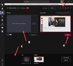 How to Host a Live Event in Teams - From Creation to Going Live | 4iT